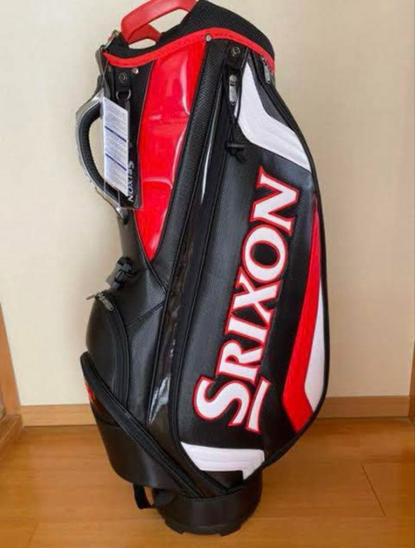 Srixon キャディバッグ ブラック/レッドGGC-S166 9.5型美品