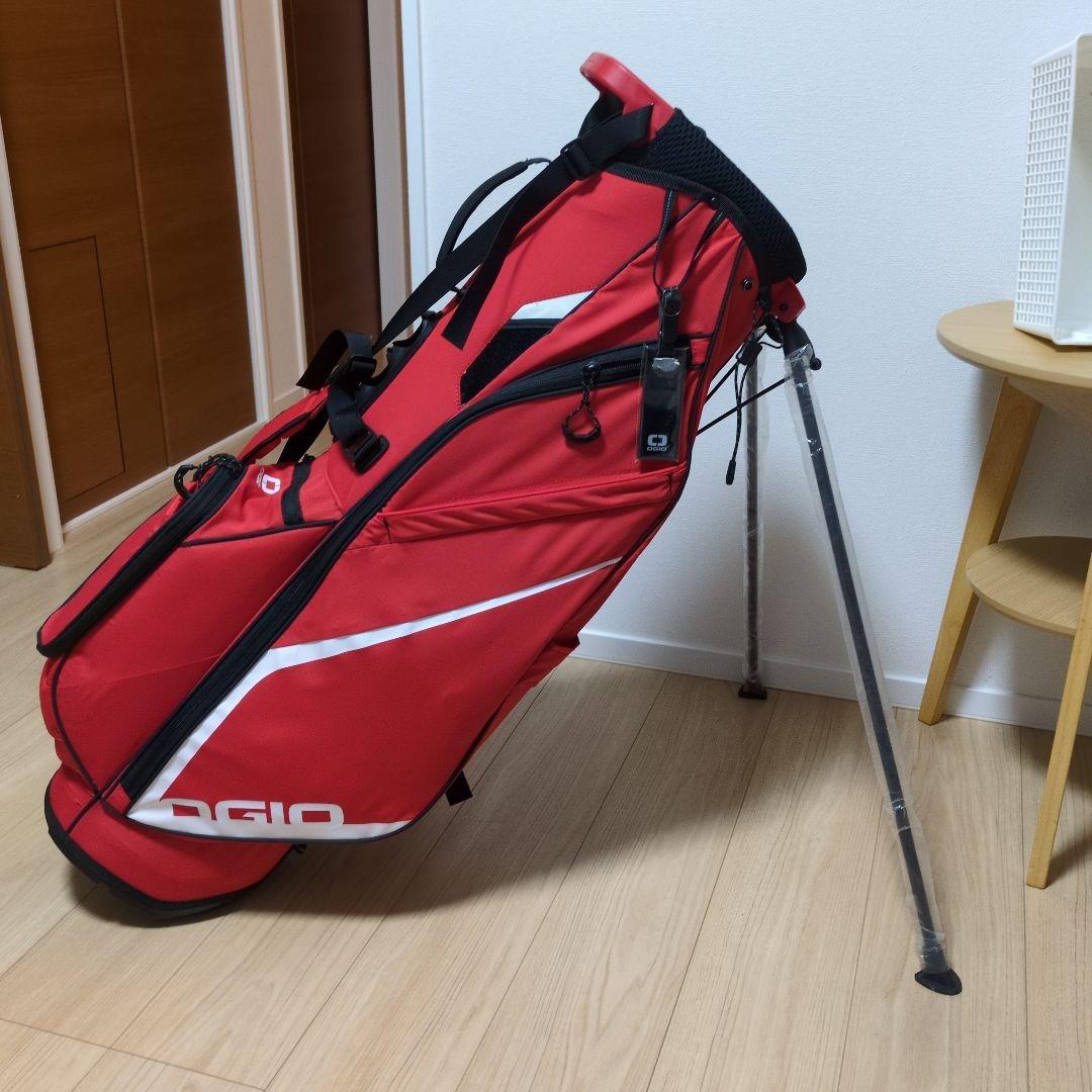 カリメロ　超美品　OGIO ゴルフ　キャディバッグ レッド　スタンド