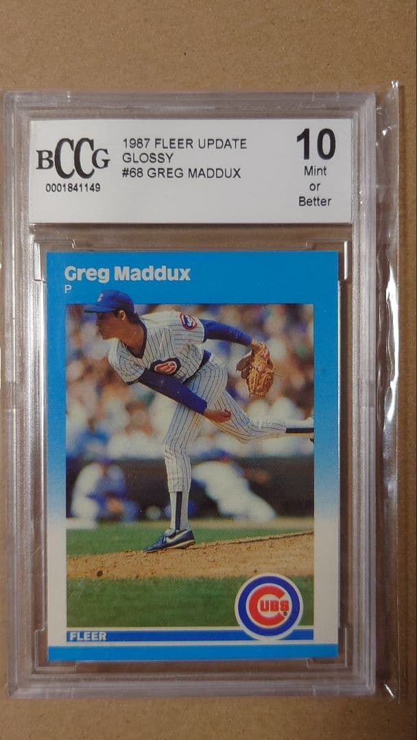 スポーツ選手 87 fleer update greg maddux rc!.!