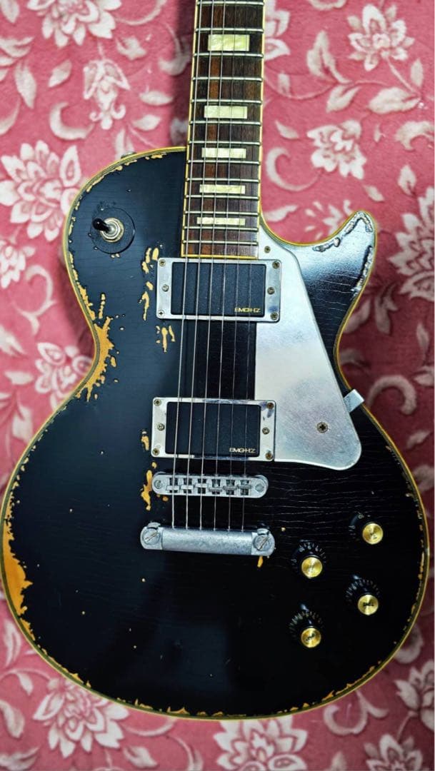 Black Les Paul Customエレキギター