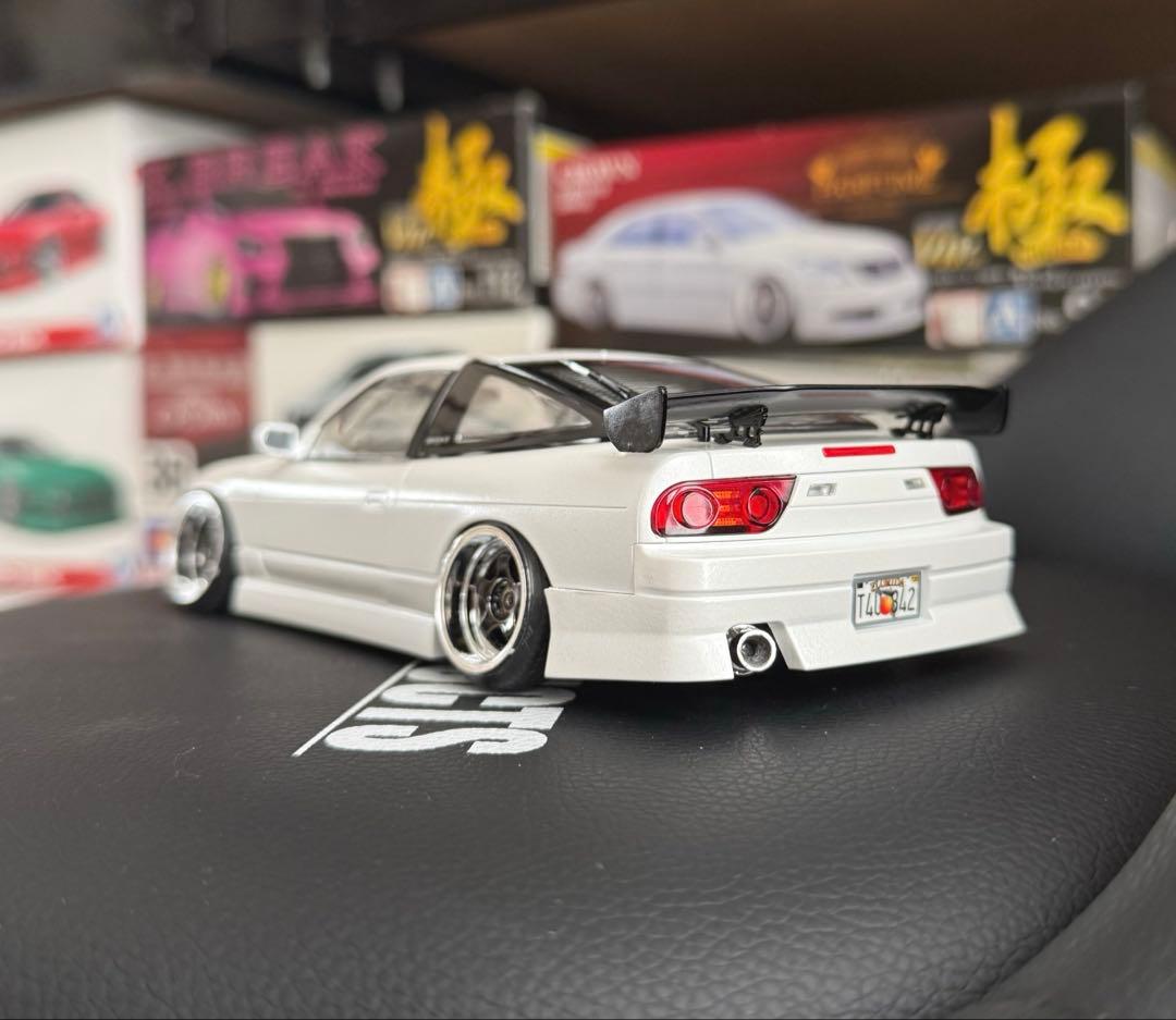 アオシマ URAS 180SX NOS仕様 WORKホイール 深リム