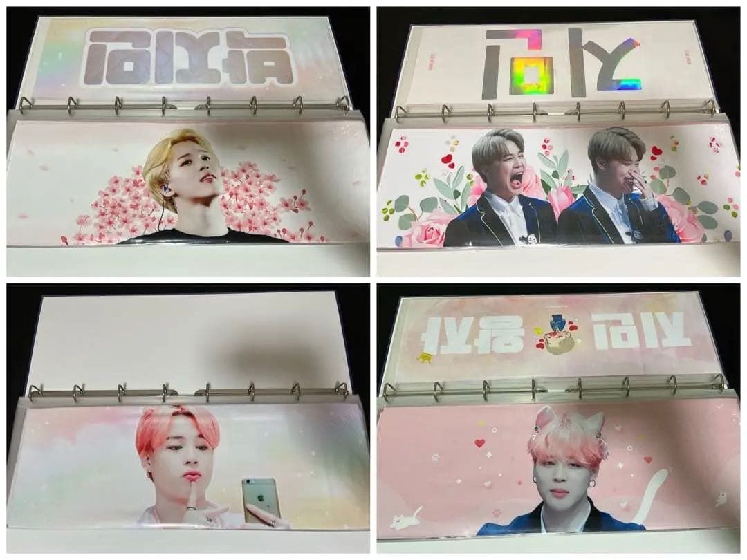 BTS ジミン 限定品 バインダー 60×20 スローガン （16枚セット）