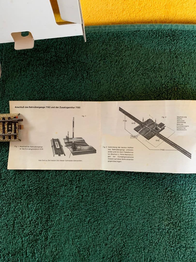 入手不可能メルクリンHOドイツ国鉄踏切セットNo7192 廃番品