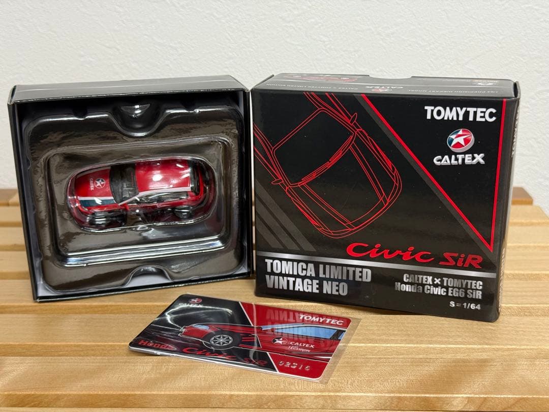 ミニカー TOMYTEC 1/64 CALTEXxTOMYTEC CivicEG6 SiR