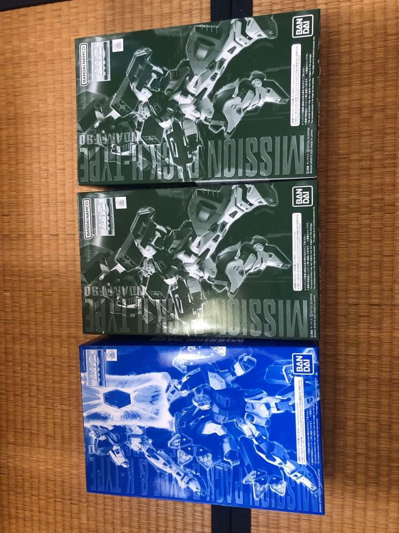 ＭＧ ガンダムＦ９０用 ミッションパック Ｂ＆Ｋタイプ+Hタイプ✖️2