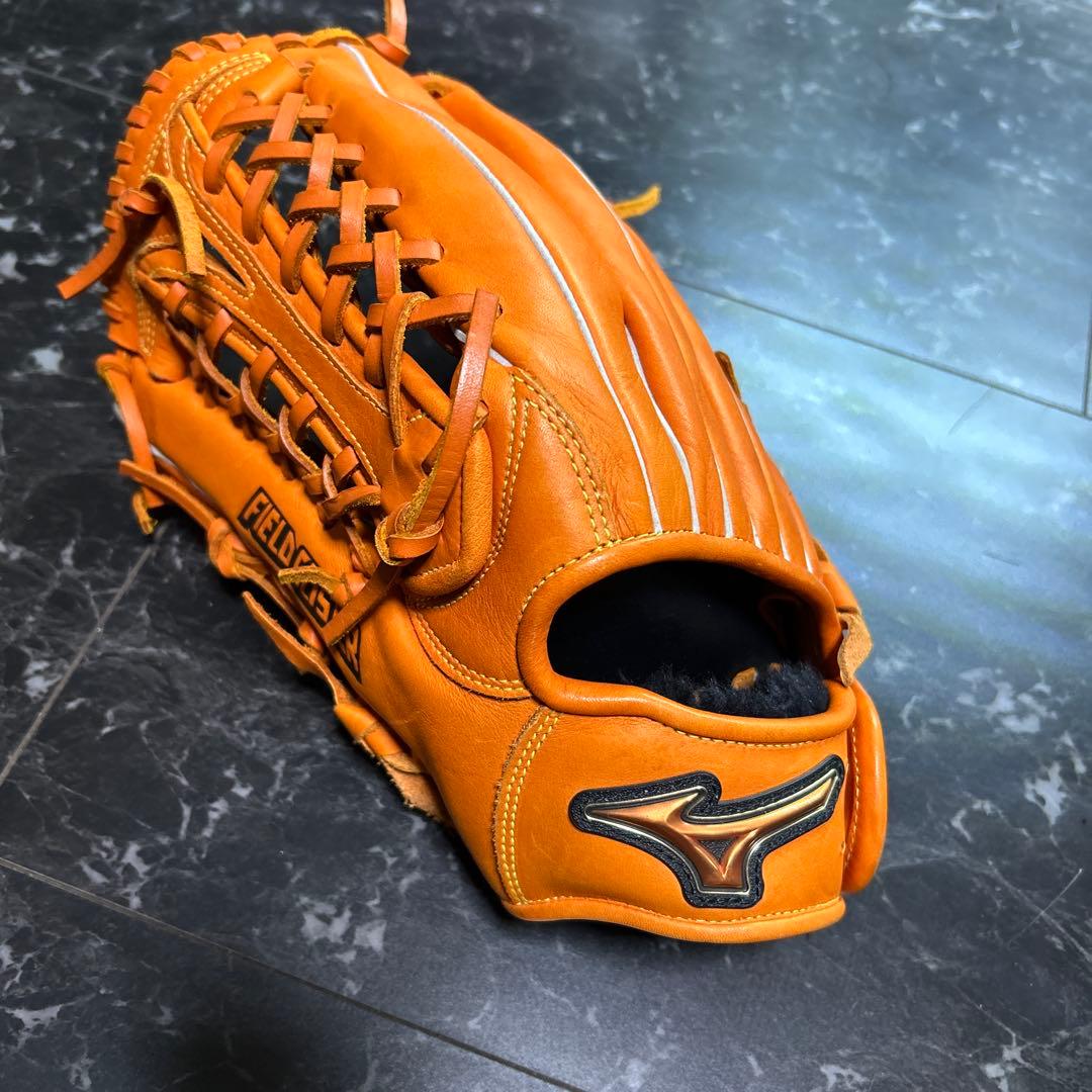 【美品】Mizuno FIELD GLISTER 野球用グローブ 左利き用