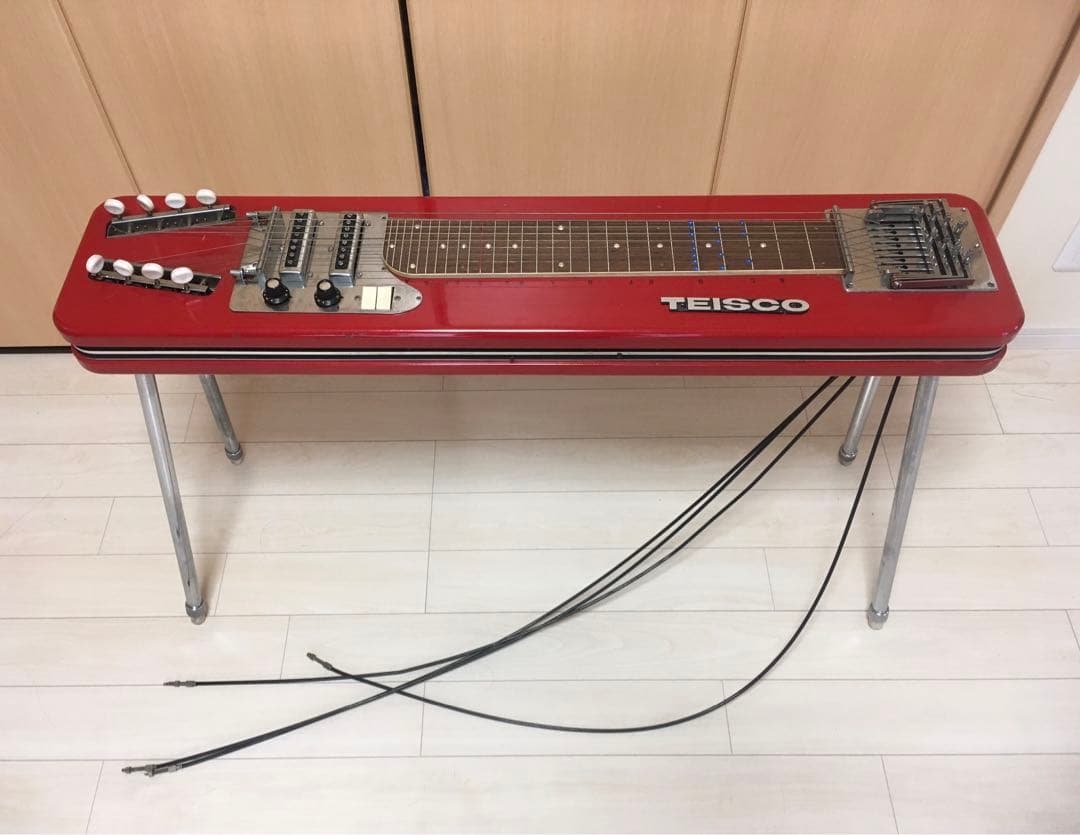 TEISCO スチールギター レッド 8弦