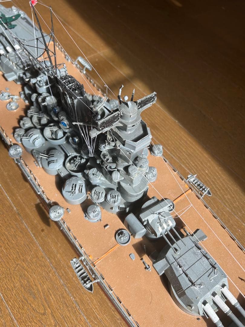 超大型戦艦大和1350mm製作完了しました。(1号作戦時)使用です。