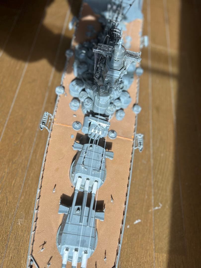 超大型戦艦大和1350mm製作完了しました。(1号作戦時)使用です。