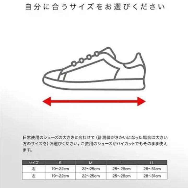 ザムスト　左足首用サポーター　ハード5個セット
