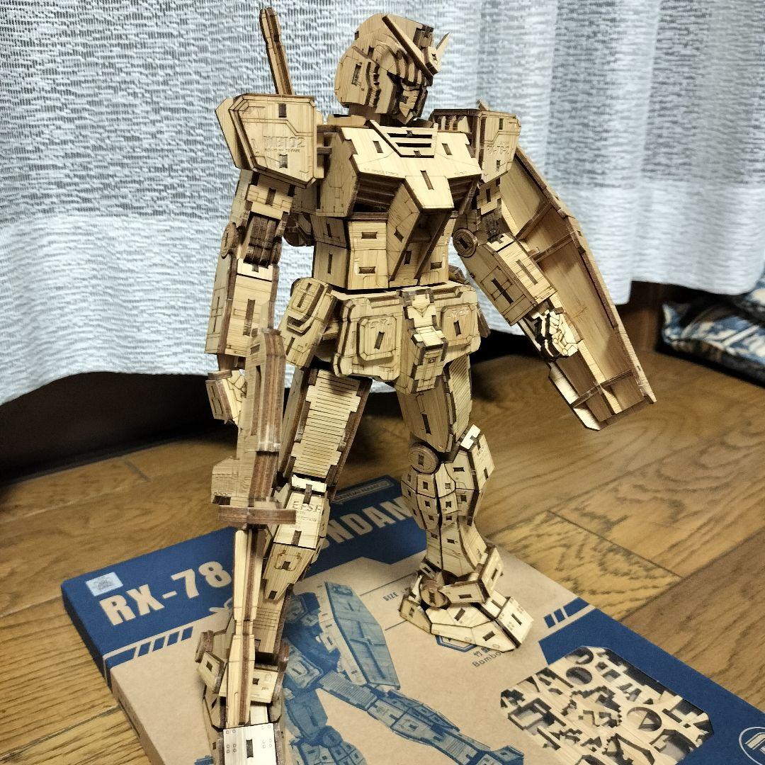 完成品！wa-gu-mi RX-78 ガンダム 竹製