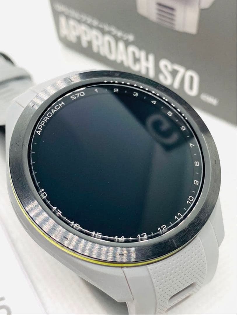 【超美品】GARMIN Approach S70 42mm グレー 国内正規品