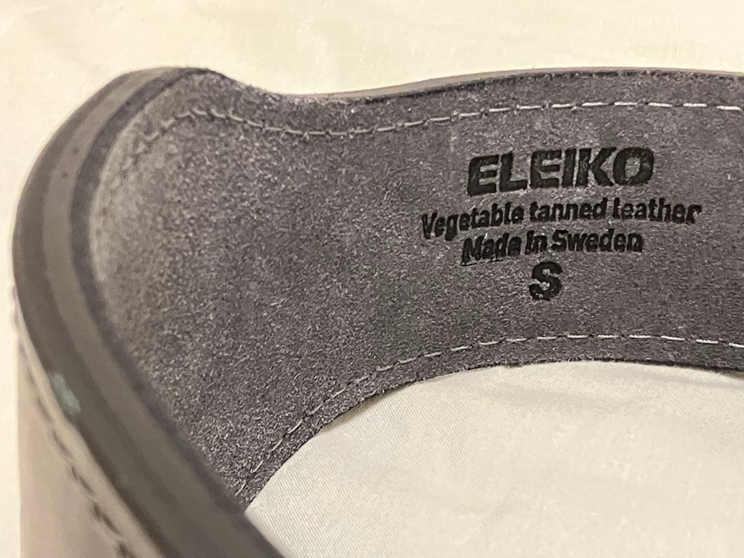 ELEIKO ウェイトリフティングレザーベルト　Sサイズ