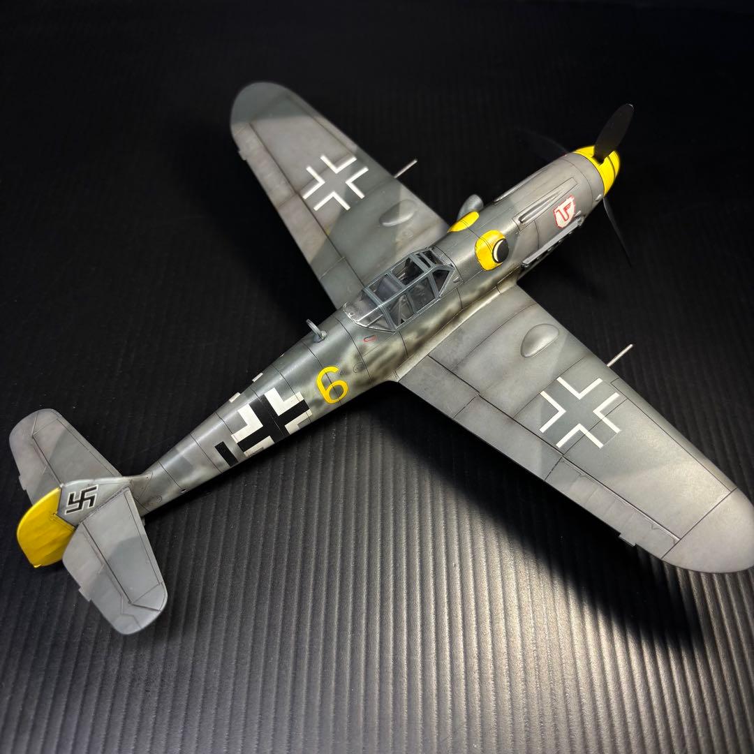 メッサーシュミットBf109G 1/48プラモデル完成品
