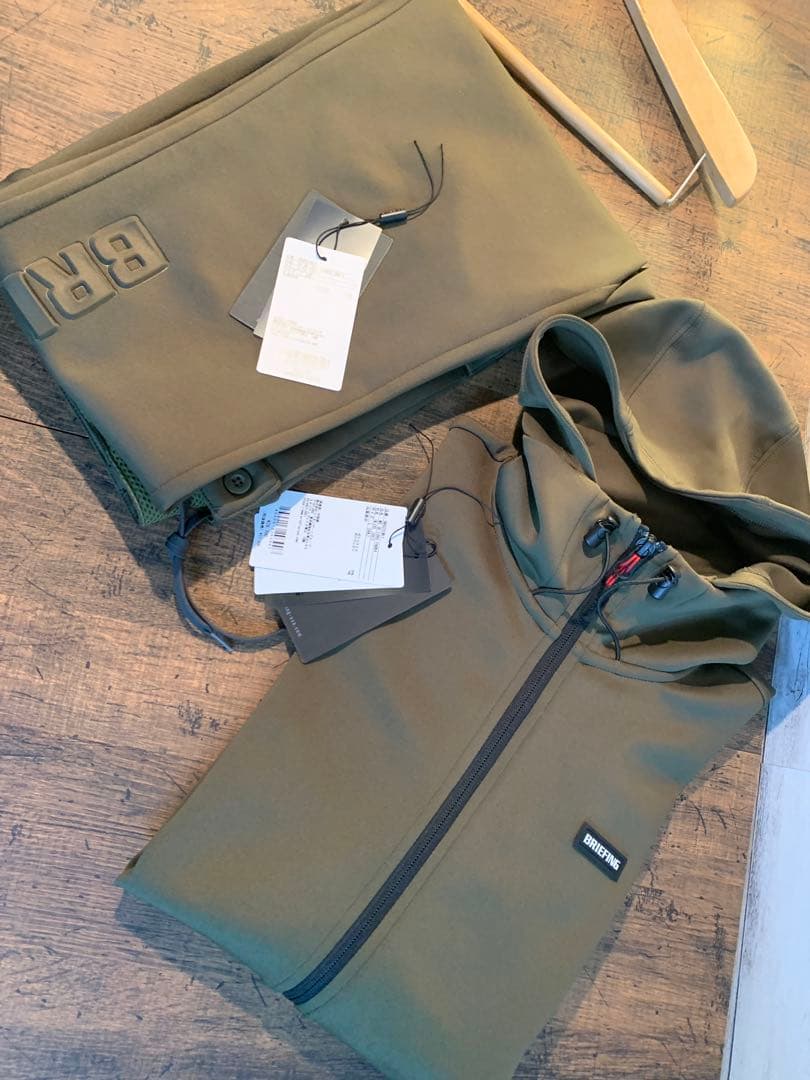 メンズウェア BRIEFING 3D LOGO PARKA&JOGGER SET OLIVE
