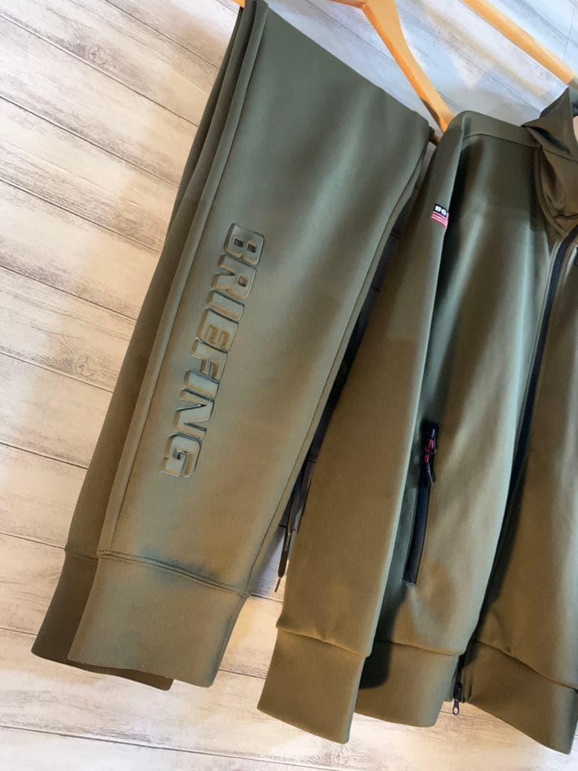 メンズウェア BRIEFING 3D LOGO PARKA&JOGGER SET OLIVE