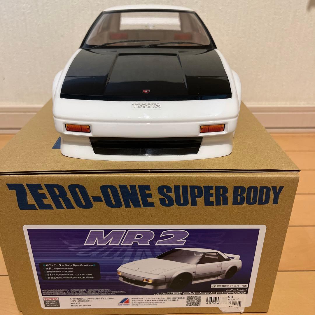 スーパーボディミニ MR2(AW11) ラジコンボディ　ABCホビー