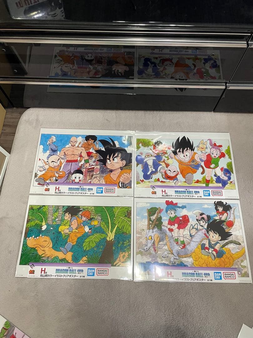 ドラゴンボール 一番くじ ポスター H賞 コンプ 13種 イラストクリアポスター