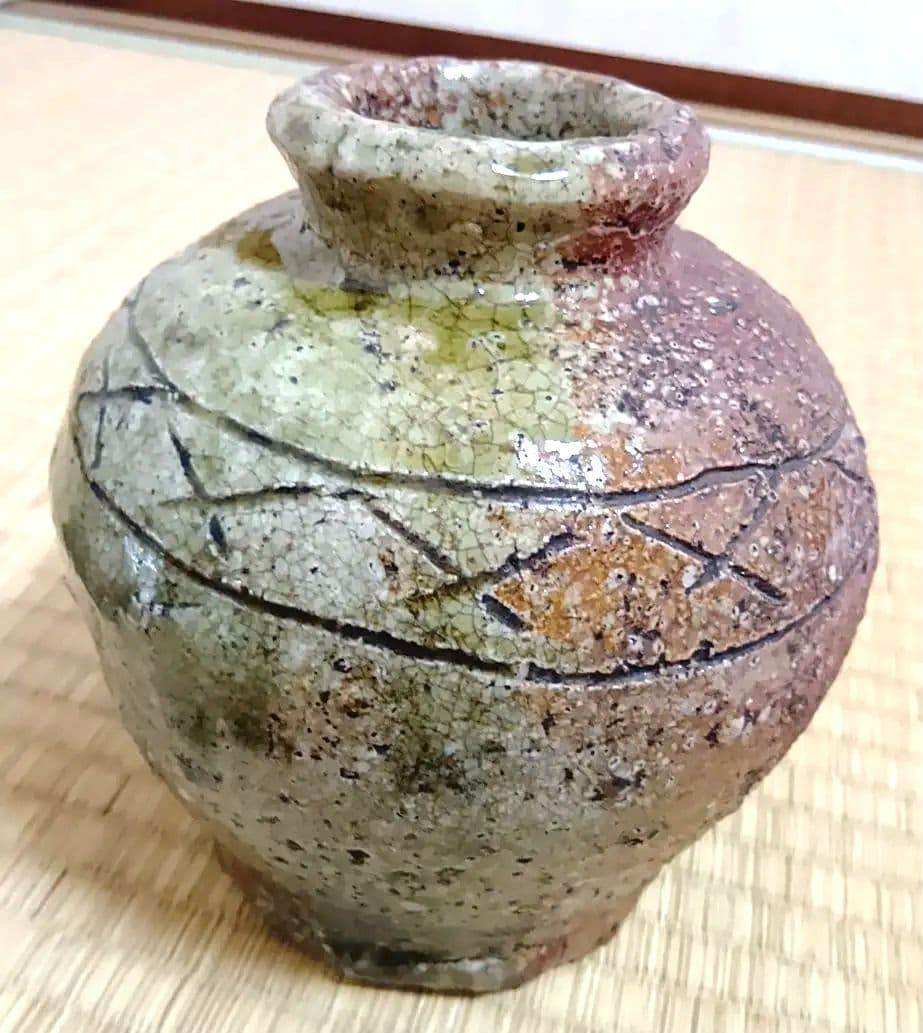 骨董品　壺　希少　未使用　極美品　小壺　陶器　工芸　陶芸