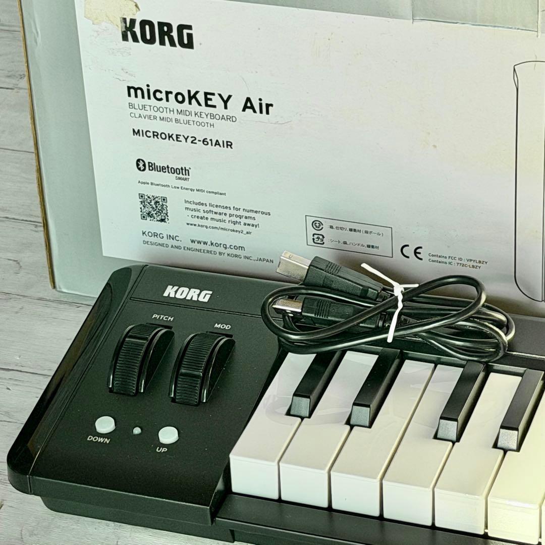 KORG「microKEY2-61Air」Bluetooth MIDIキーボード