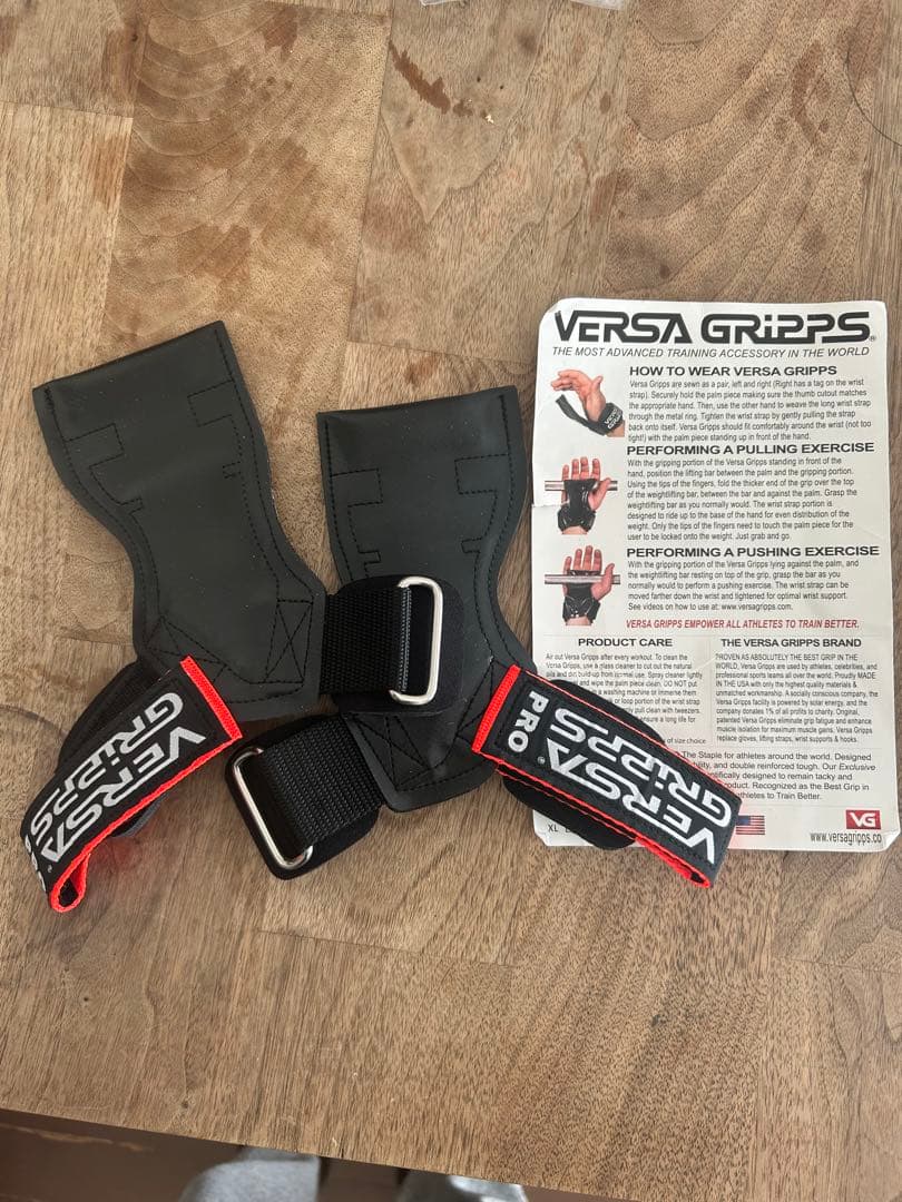 新品未使用 パワーグリップ サイズXS VERSA GRIPPS PRO レッド