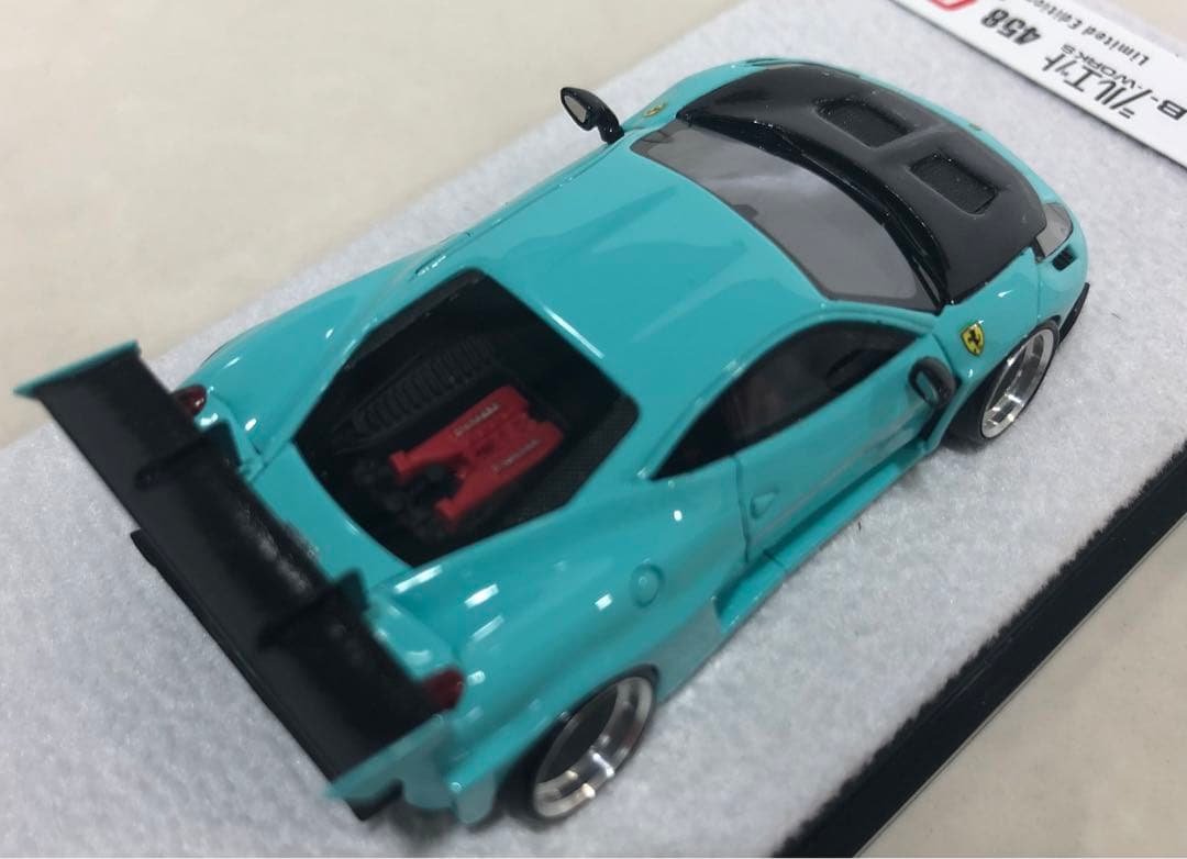 JEC 1/64 LBワークス　フェラーリ 458GTシルエット深リムカスタム
