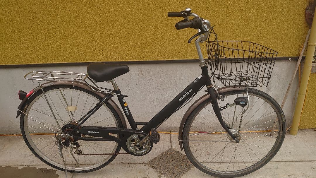 ゆう　自転車　27インチ　丸石　宇都宮　6速