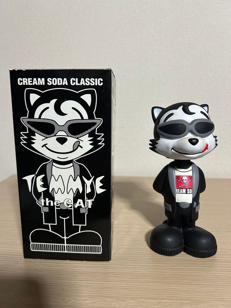 CREAM SODA★TEMMY★ボビングヘッドフィギュア★新品★1stグレー