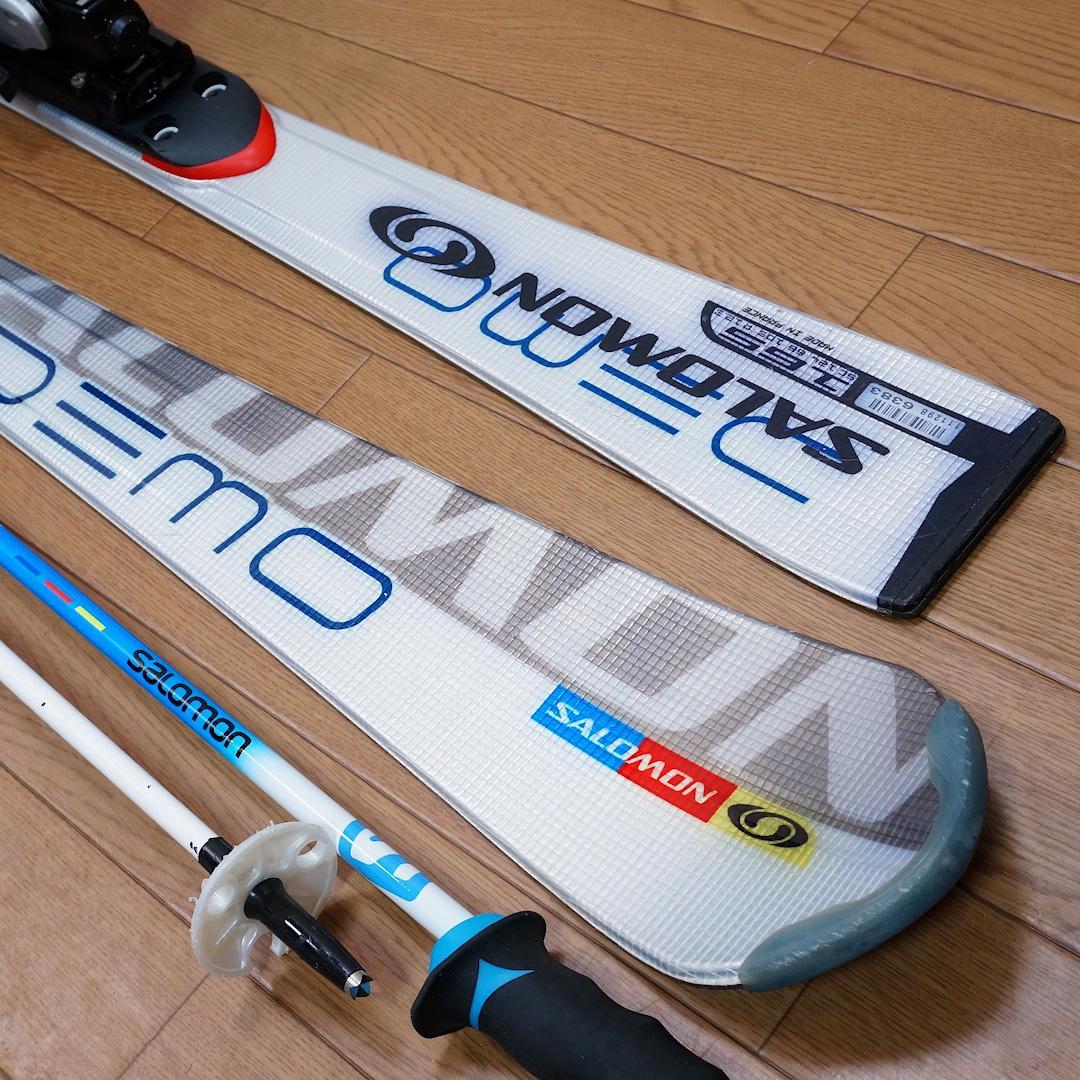 メンテ済 165cm 靴28～28.5cm SALOMONカービングスキーセット