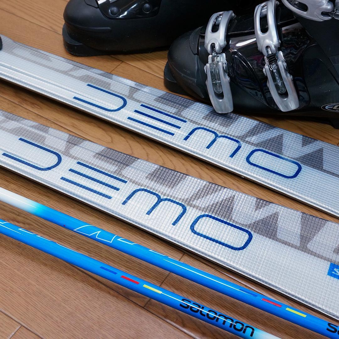 メンテ済 165cm 靴28～28.5cm SALOMONカービングスキーセット