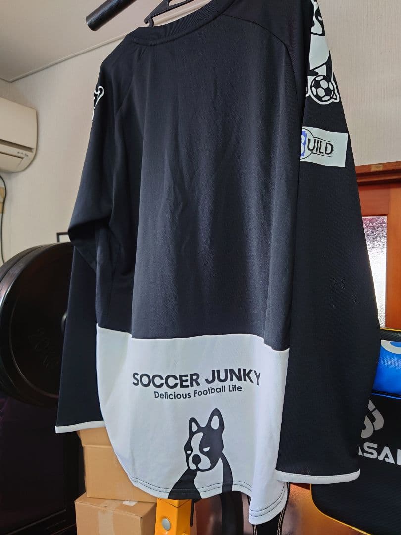 横浜FC soccer junky 長袖シャツ トレーニング Mサイズ
