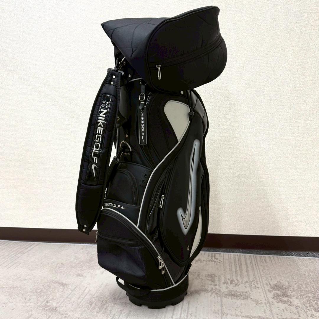 超美品 NIKE GOLF 軽量 ゴルフバッグ デカロゴ