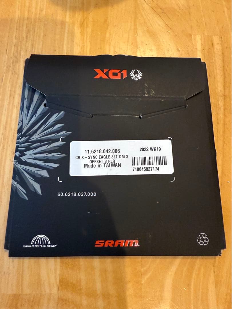 ②新品　SRAM　32T　X01　チェーンリング