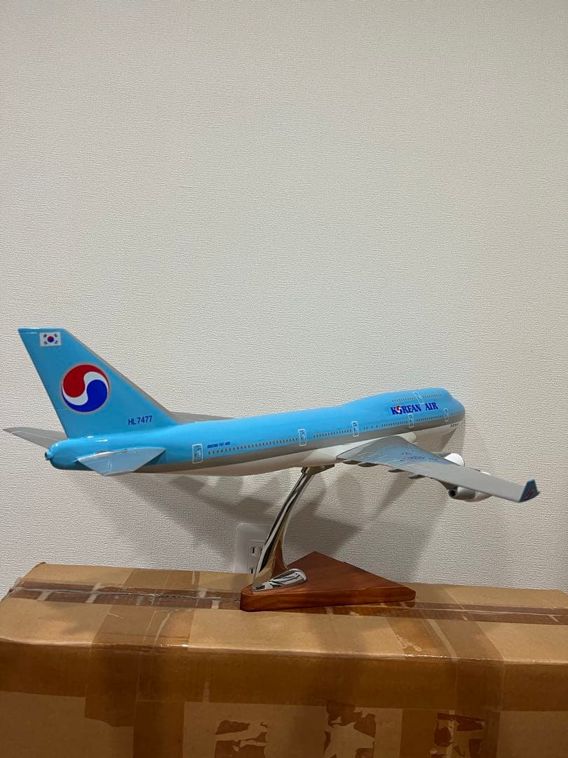 1/100 大韓航空 Korean Air B747-400 模型