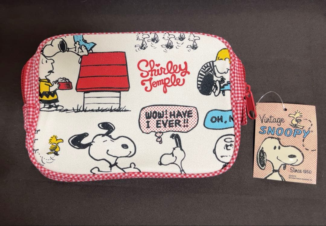 Shirley Temple　SNOOPY　ポーチ