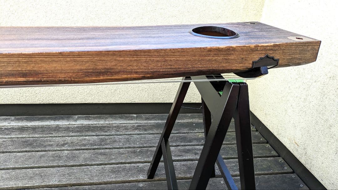 刳り甲　　十三絃箏=琴