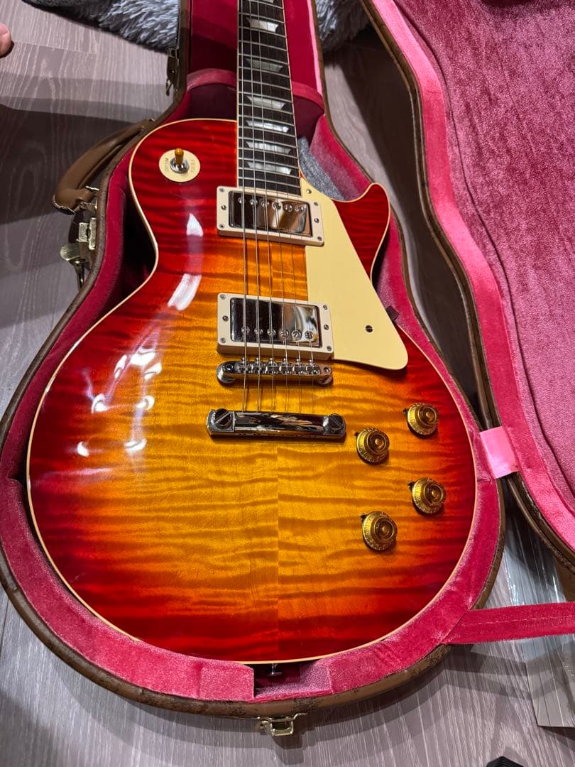 ギター Gibson CS 59LPGloss/ Factry Burst Rtop
