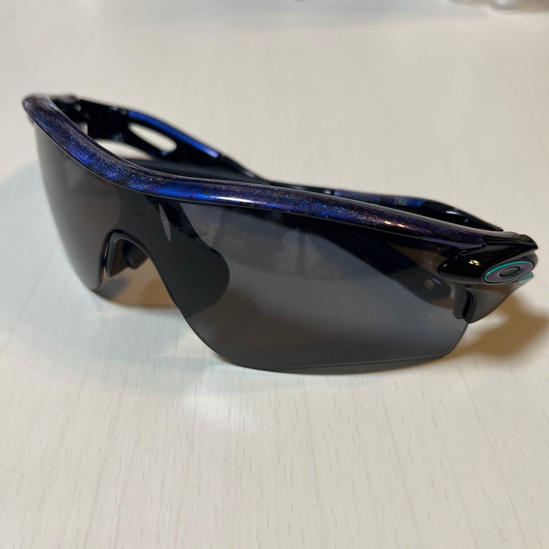 Oakley スポーツサングラス ブラック/ブルー