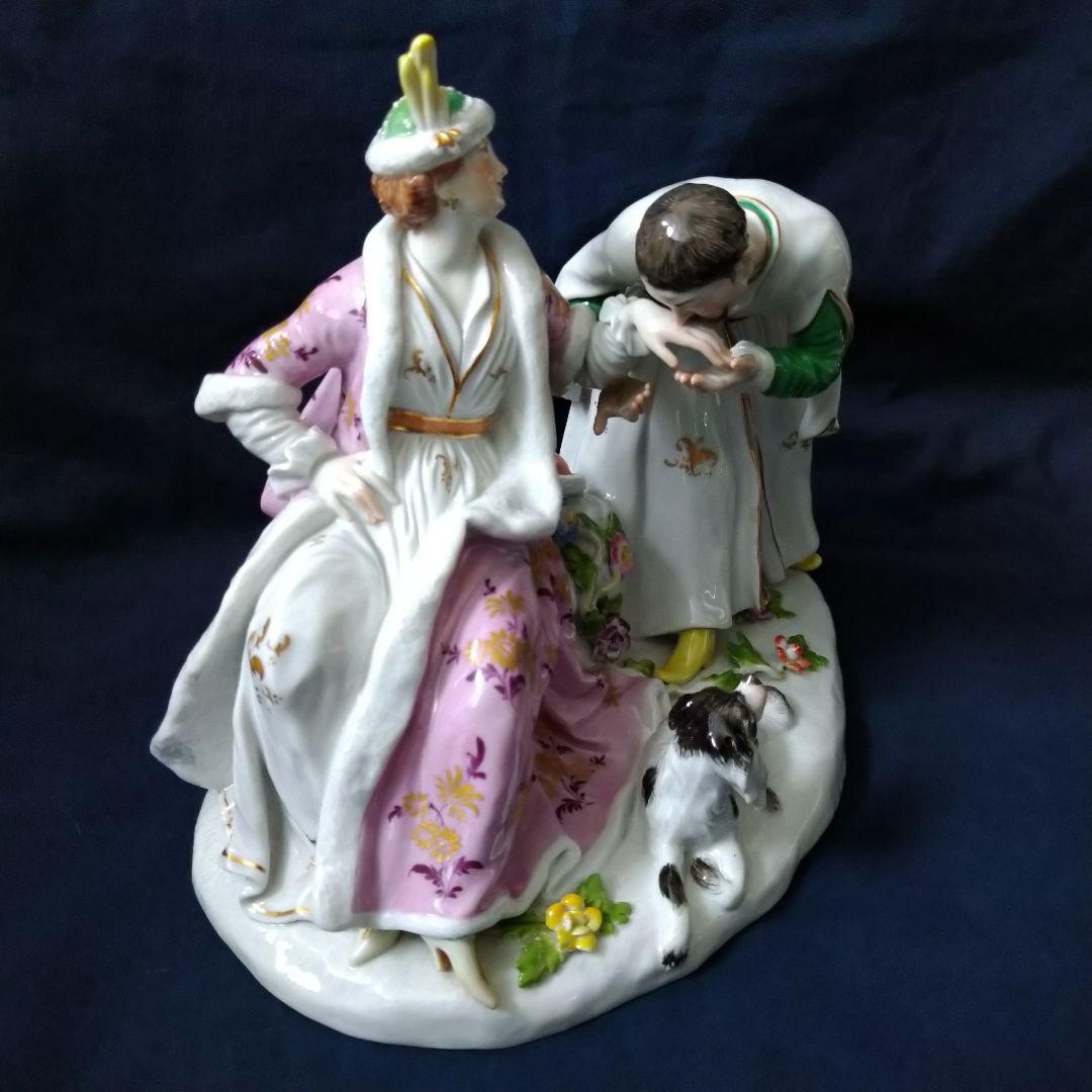 マイセン(Meissen)フィギュリン『ポーランド貴婦人と紳士』