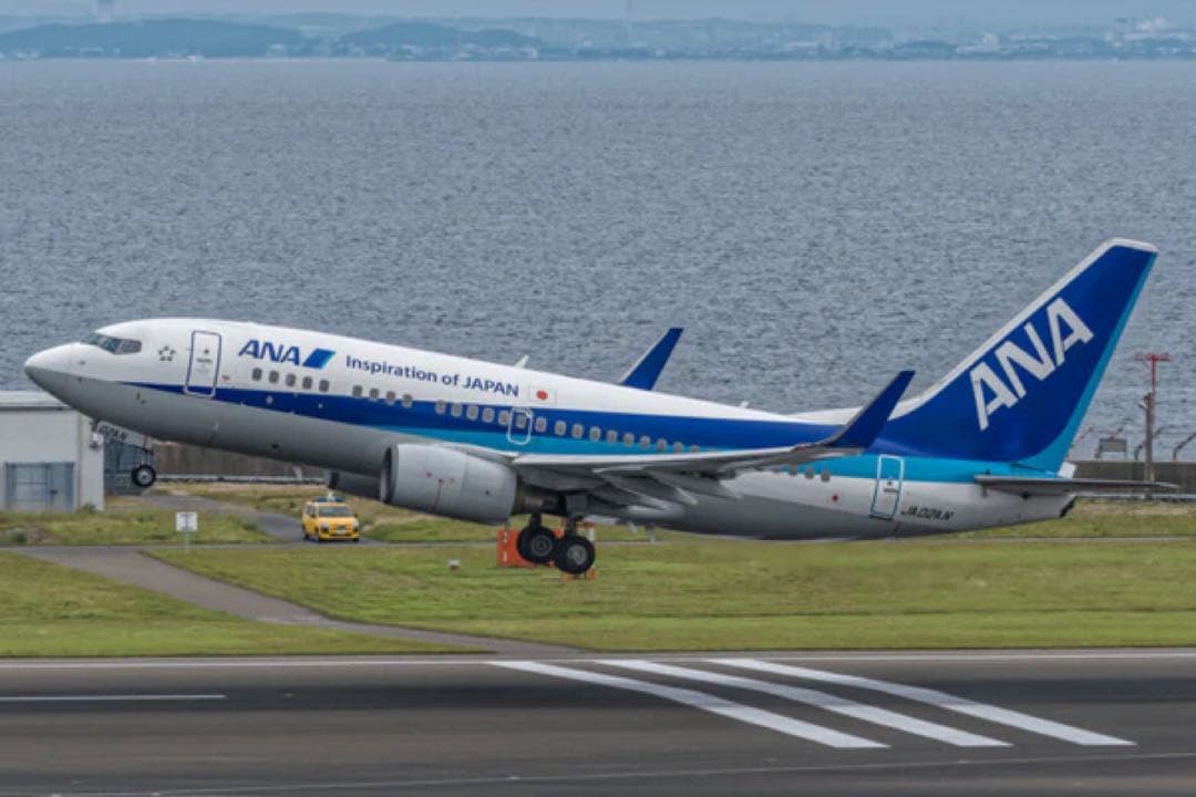 ANA 国旗カット Aviationtag B737-700
