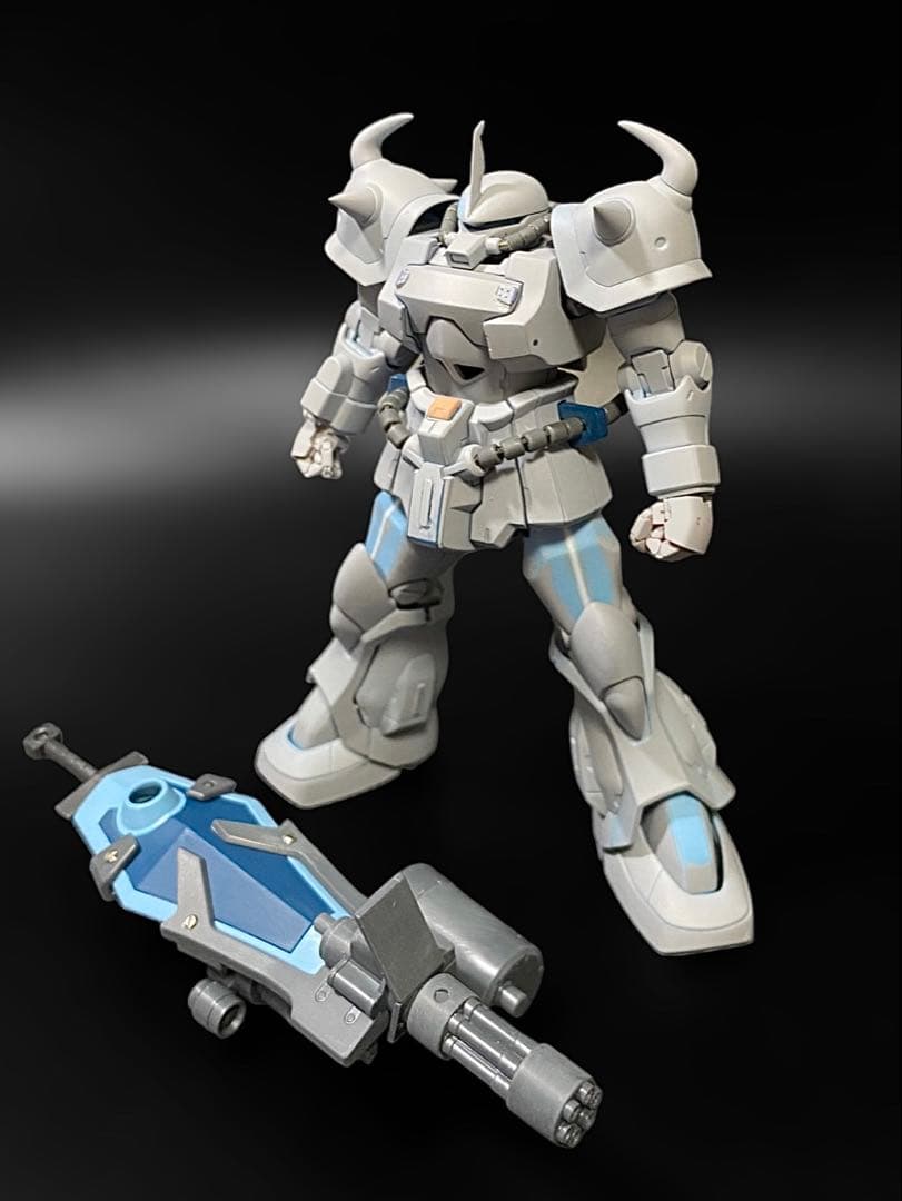 HGUC 1/144 グフカスタム　全塗装　改造　完成品
