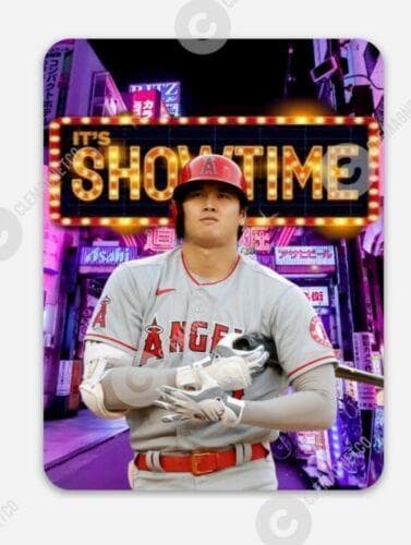 大谷翔平 ロサンゼルス・エンゼルス ホログラフィックステッカー MLB