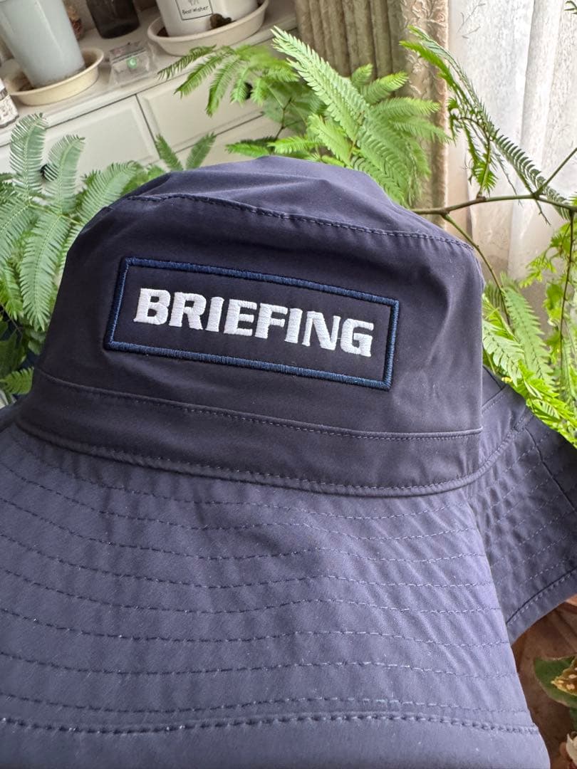 BRIEFING ネイビー ハット 調整可能