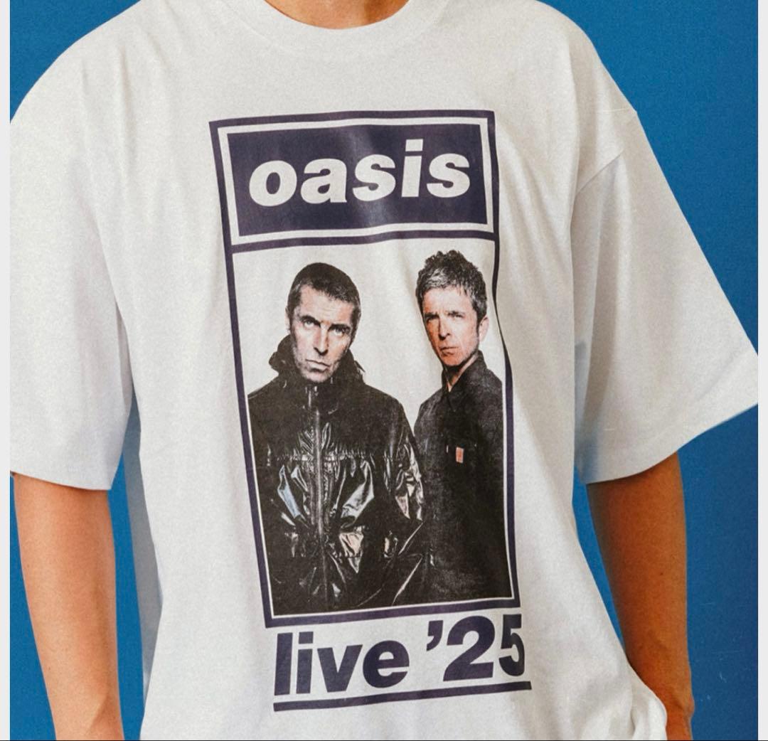 oasis Tシャツ Photo 【UKデザイン】 White