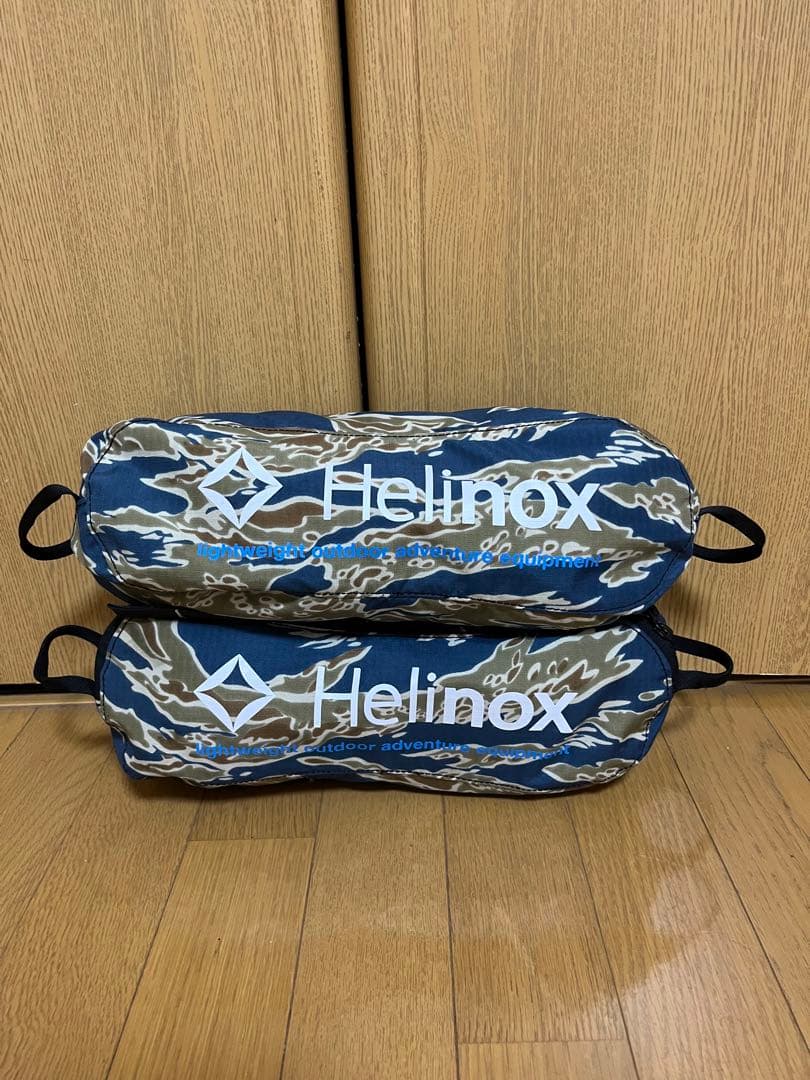 【極美品】Helinox ヘリノックス チェアワン タイガーカモ　2脚セット