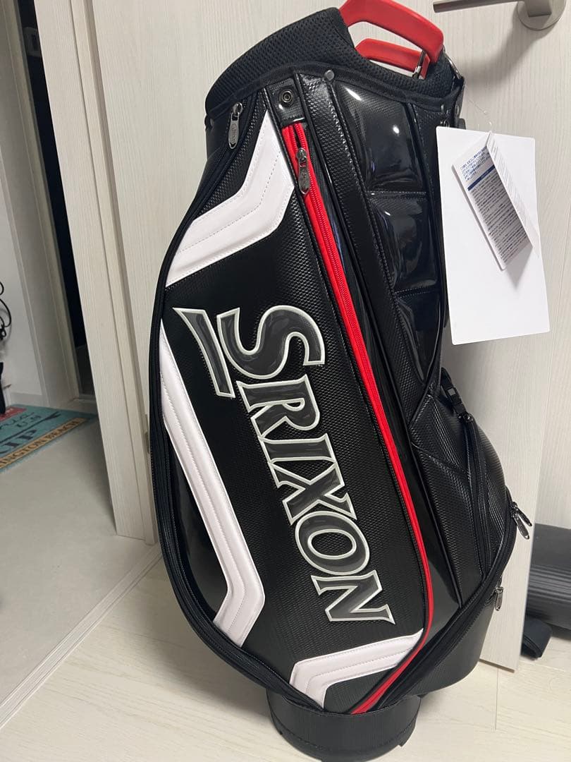 Srixon キャディバッグ ブラック・ホワイト・レッド