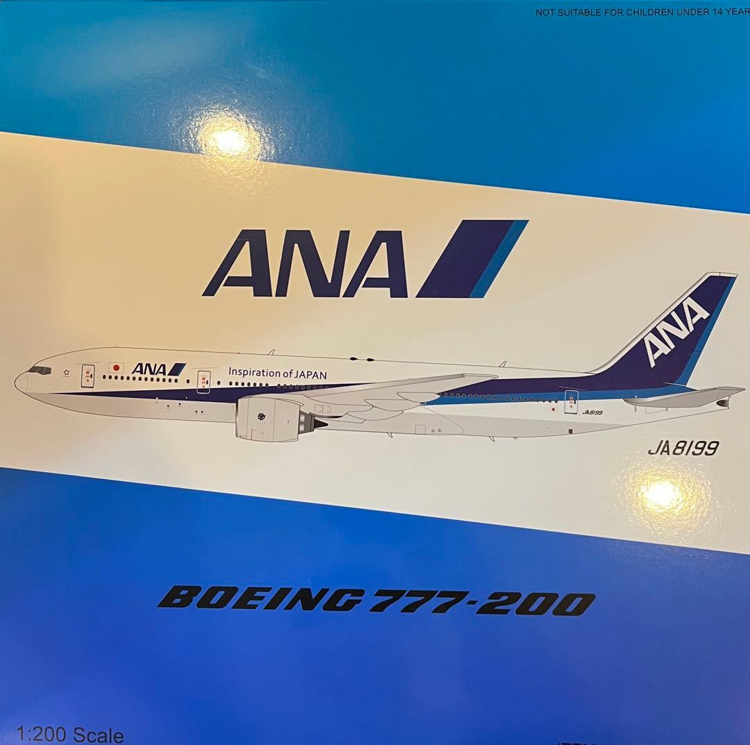 ト*ー様 【新品・即納】ANA Boeing 777-200 1/200 JA8