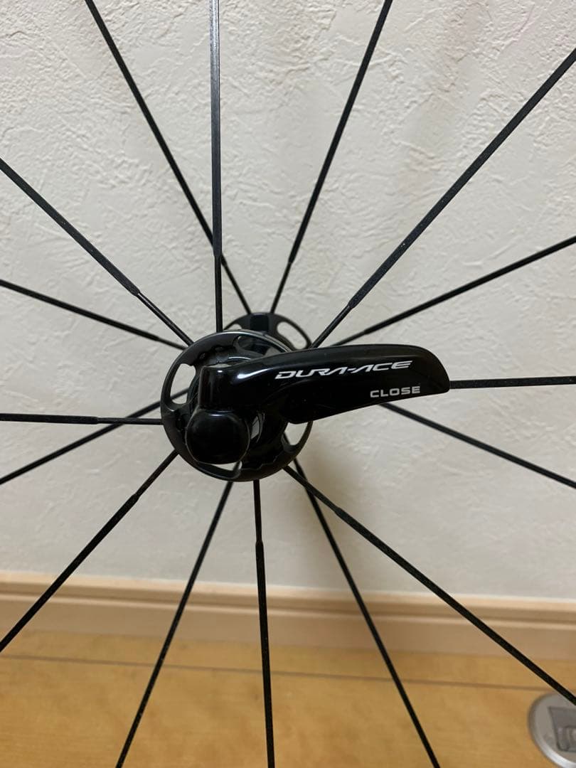 DURA-ACE 完組ホイール ブラック カセット付き ホイールバック付き