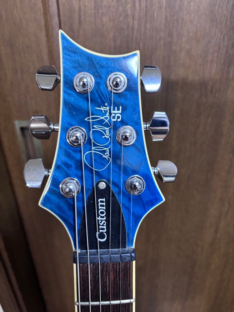 ギター PRS SE Castom24 QM LTD Blue matteo
