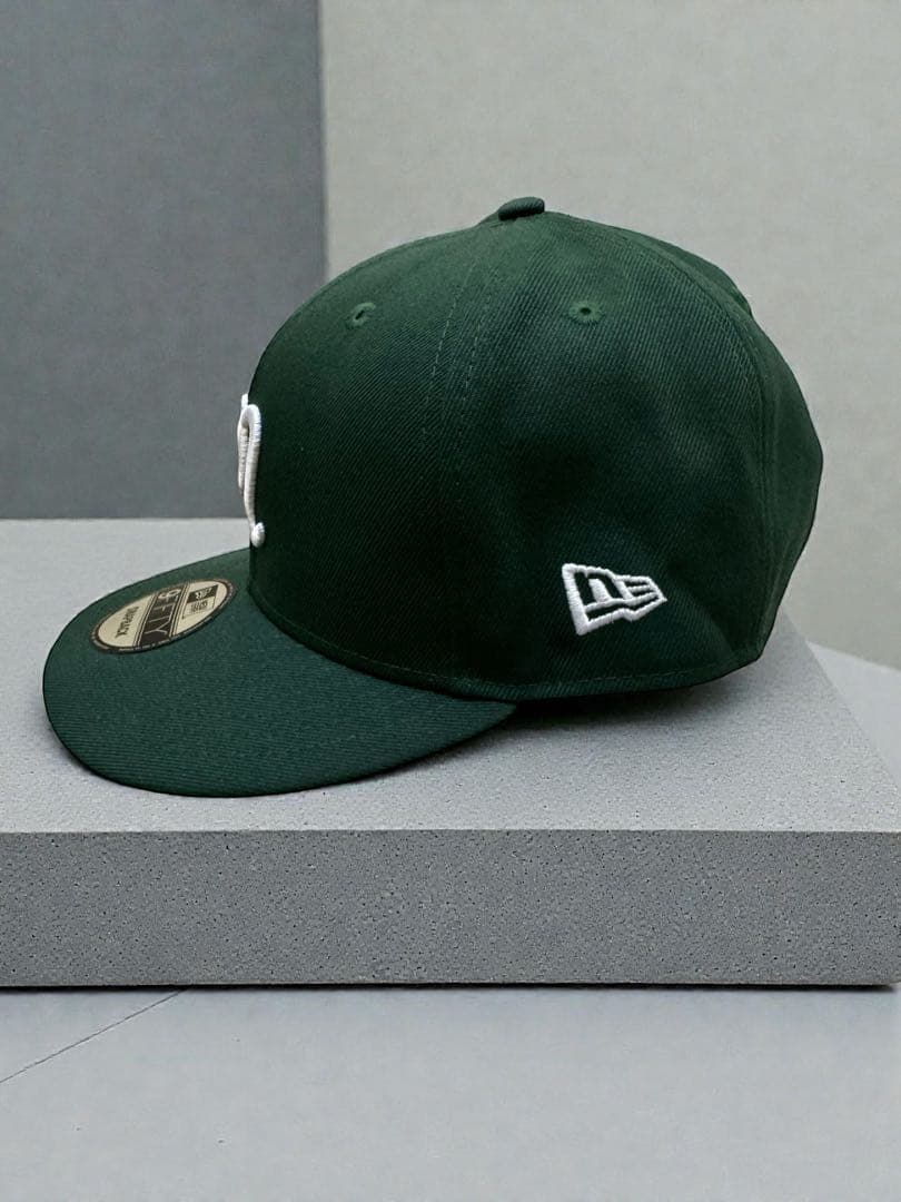 【美品】New Era マルボン ベースボールキャップ グリーン 試着のみ